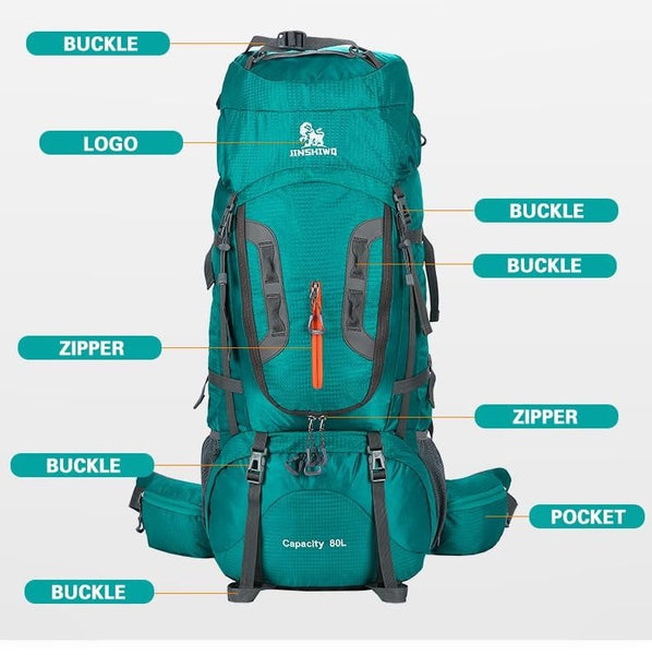 80L Camping Hiking Backpack – GearMeeUp